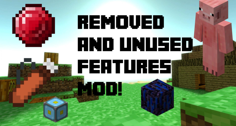 Removed And Unused Features Mod Mcreator